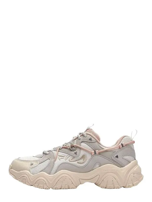 FILA Disruptor Low Top Sneakers - Silver/pink