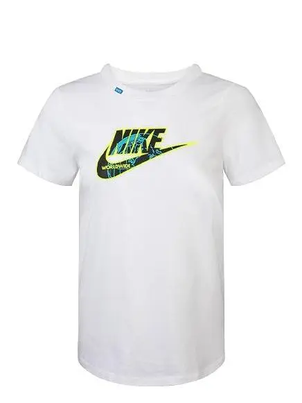 Nike Round Neck Casual Short Sleeve - White