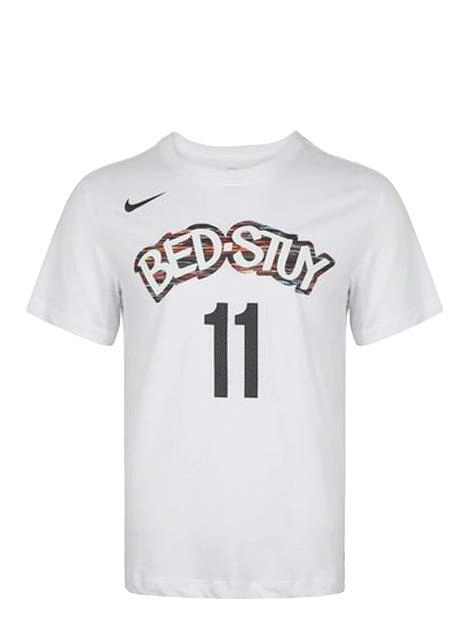 Nike Dri-fit Nba Brooklyn Nets Kyrie Irving Graphic Tee - White