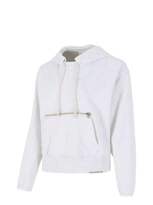 Nike Dry-fit Swoosh Fly Standard Issue Hoodie - White