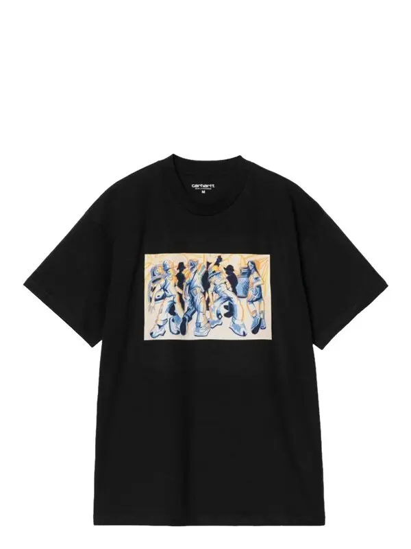 Carhartt Work In Progress Cai Arfon Bellis Short Sleeve T-shirt - Black