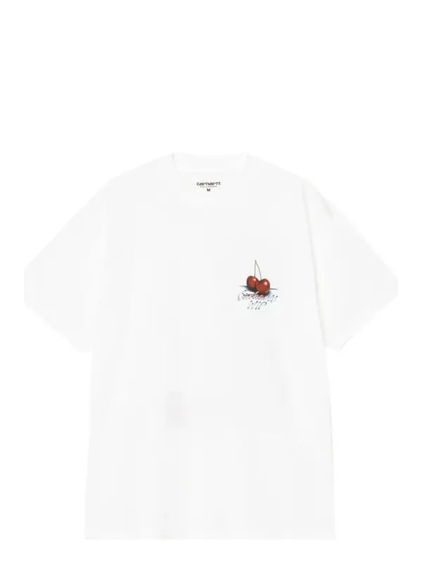 Carhartt Work In Progress Solar Chrome Script Short Sleeve T-shirt - White