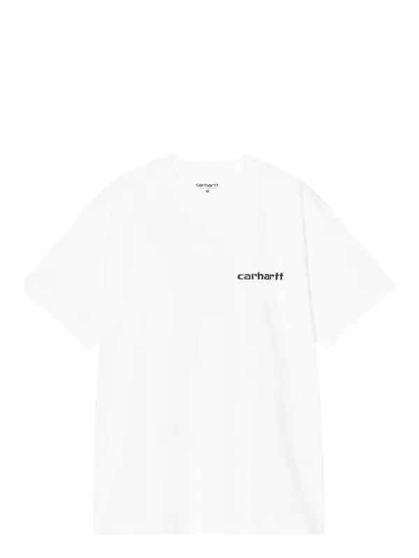 Carhartt Work In Progress Archive Script Short Sleeve T-shirt - White