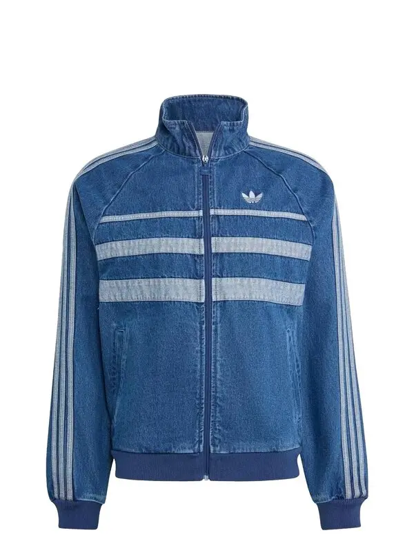 Adidas Adicolor Denim Track Jacket - Light Denim
