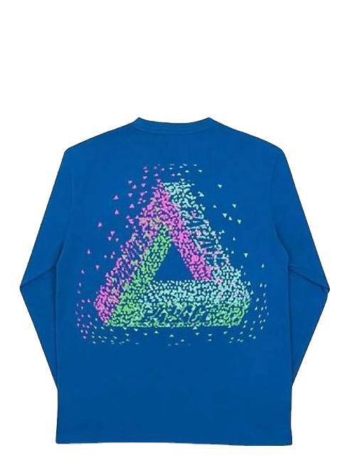 PALACE Tri-flect Long Sleeve Logo Shirt - Blue