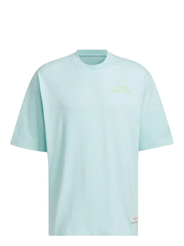 Adidas Graphic T-shirt Asia Sizing - Blue Mint