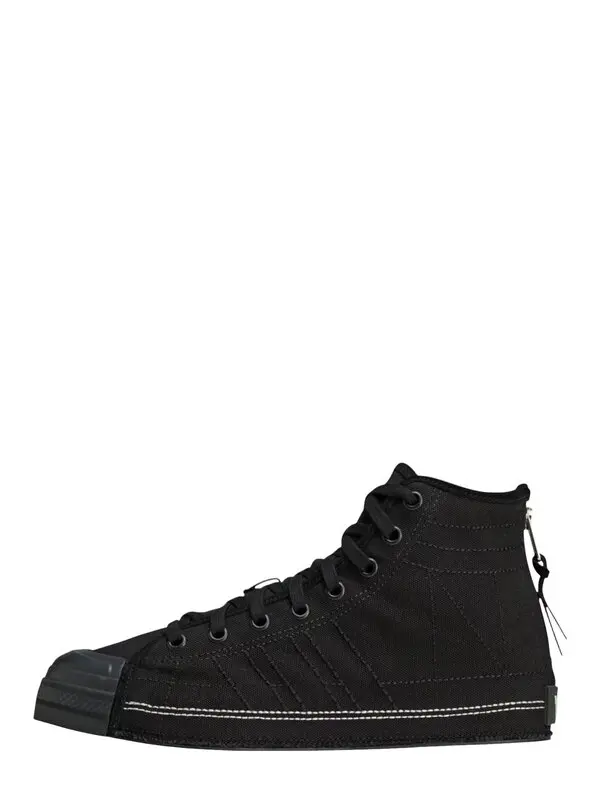 Adidas Y-3 Nizza Hi Lace Up Zip Up Sneakers - Black