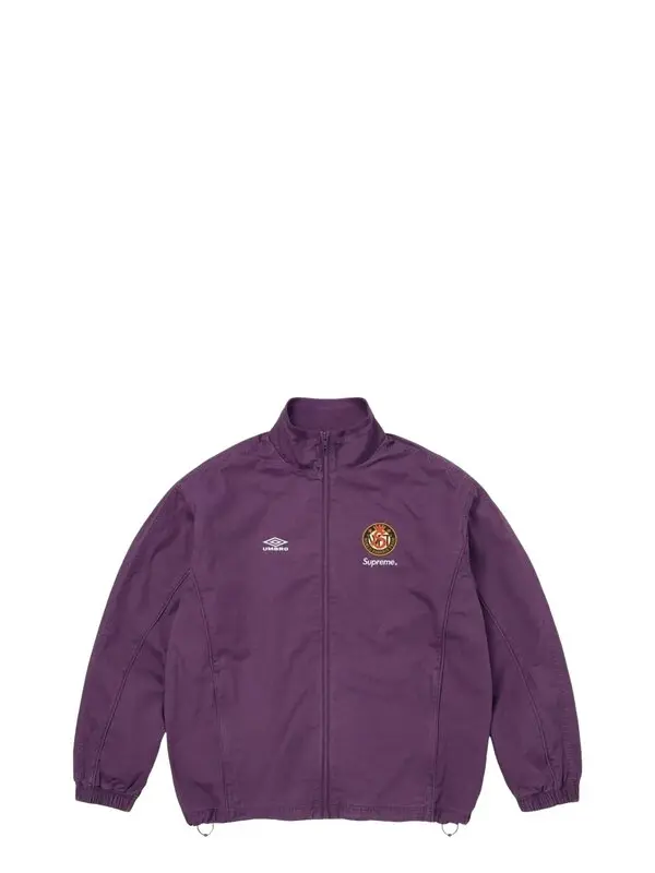 Supreme X Umbro Ss26 Cotton Ripstop Track Jacket - Plum