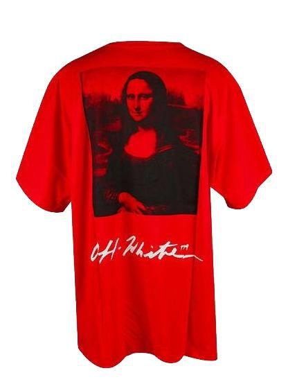 Off-White Mona Lisa Oversized T-shirt - Red