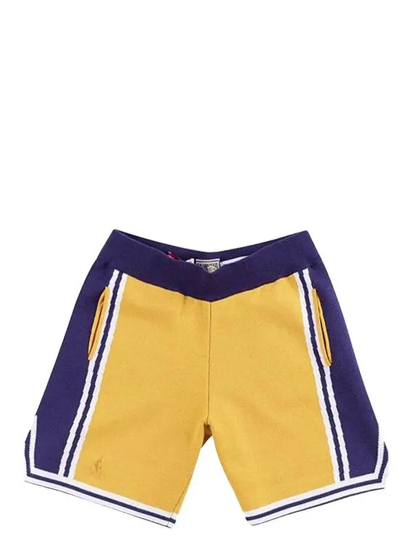 Mitchell & Ness X Nba X Clot Knit Shorts - Yellow