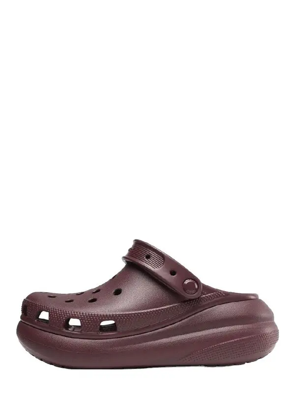 CROCS Classic Mega Crush Clogs - Dark Cherry