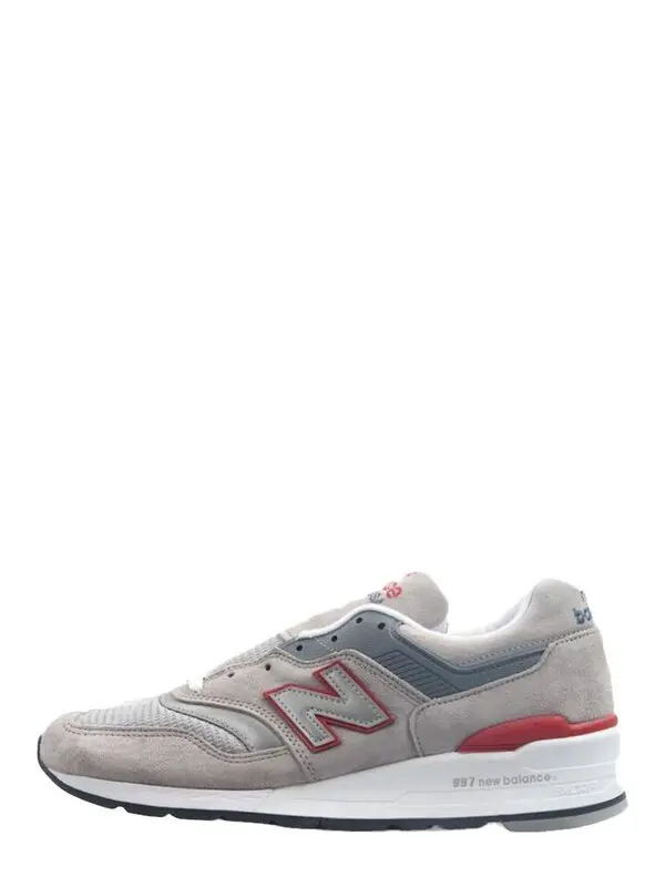 NEW BALANCE 997 Made In Usa Sneakers - Grey/red