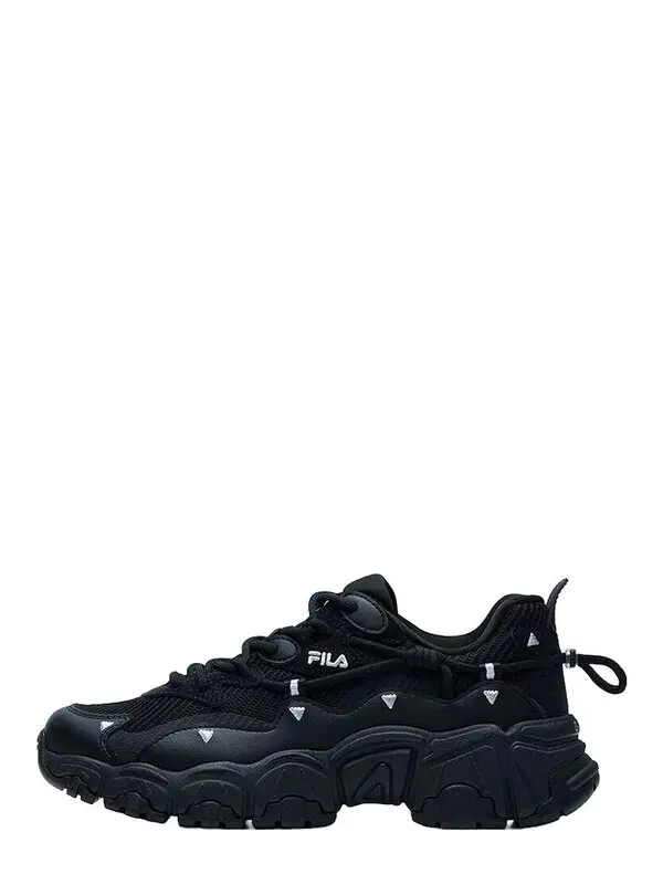 FILA Mesh Sneakers With Tecno-comfort Technology - Black