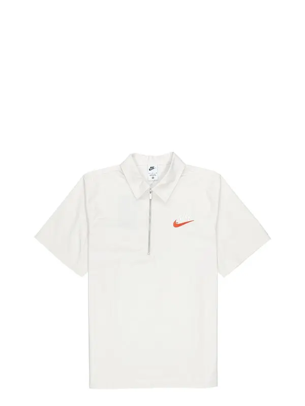 Nike Short Sleeve Half Zip Polo Shirt - Multi-color