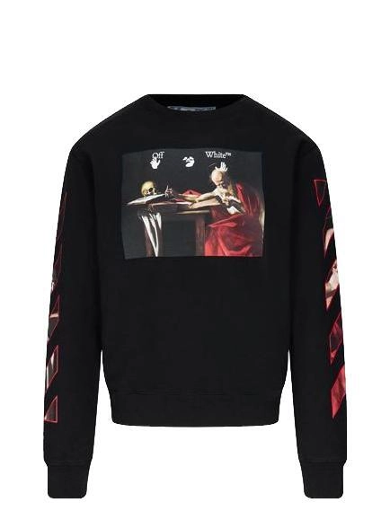 Off-White Caravaggio Slim Crewneck - Black