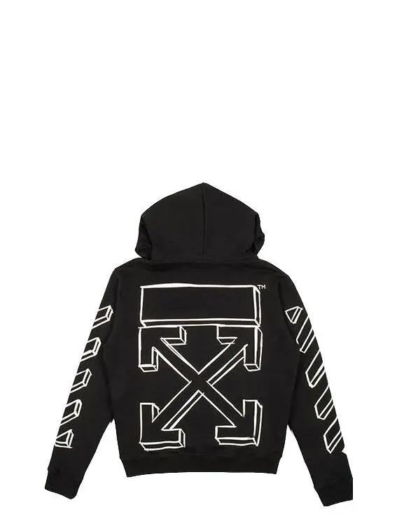 Off-White Marker Arrows Hoodie - Black/white