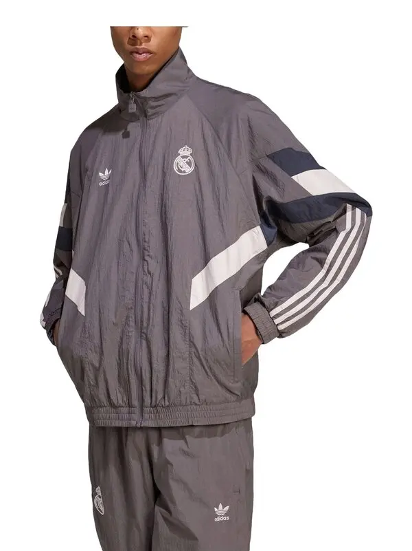 Adidas Real Madrid Originals Track Jacket - Charcoal/grey