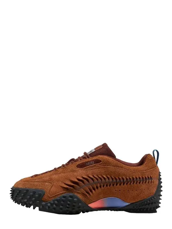 PUMA X Aries Mostro "brown Suede" Sneakers - Brown/black/blue