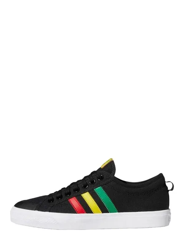 Adidas Nizza Tricolor Stripes Sneakers - Black