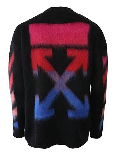 Off-White Back Arrow Loose Fit Sweater - Black