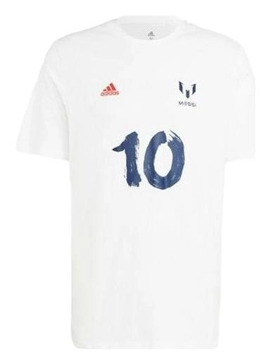 Adidas Messi Football Cny Printed T-shirt - White