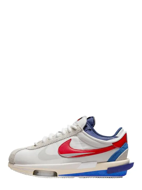 Nike X Sacai Zoom Cortez Sp "og" Sneakers - White University Red Blue