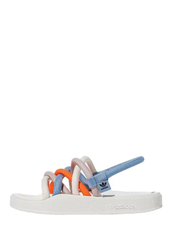 Adidas Originals Adilette Noda Strappy Sandals - Off White/ambient Sky/wonder Taupe