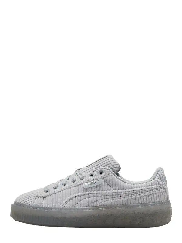 PUMA Basket Platform Strap Sneakers - Grey