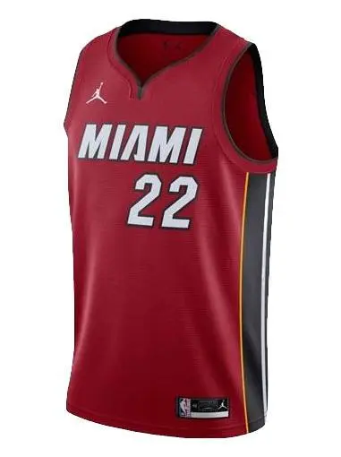 JORDAN Miami Heat Jimmy Butler Basketball Jersey - Red