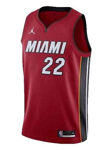 JORDAN Miami Heat Jimmy Butler Basketball Jersey - Red