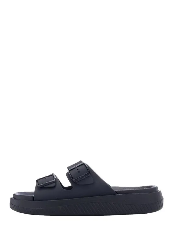 LI-NING Clap Slippers With Buckles - Black