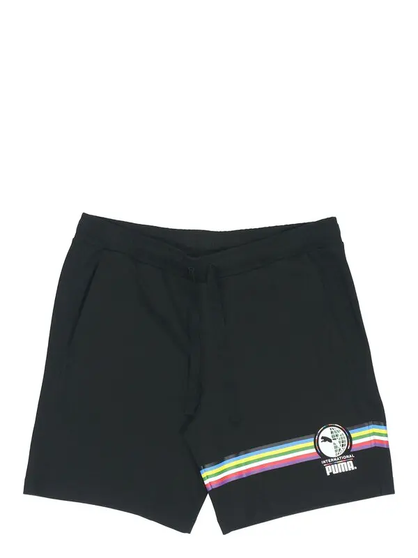 PUMA International Graphic Shorts - Black/white