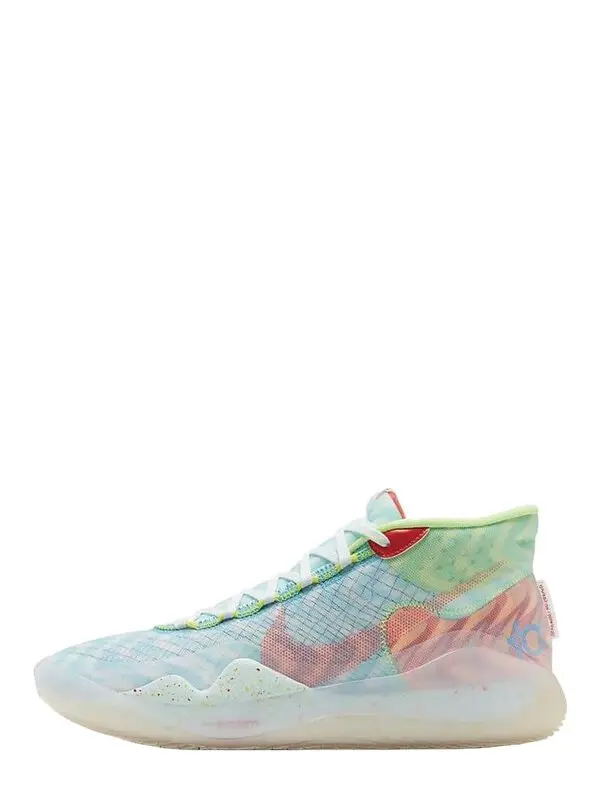 Nike Kd 12 'wavvy' Basketball Sneakers - Blue/green