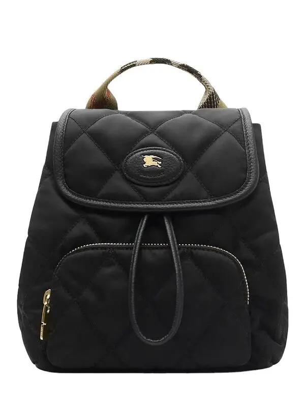 Burberry 26 Mini Horseshoe Backpack - Black