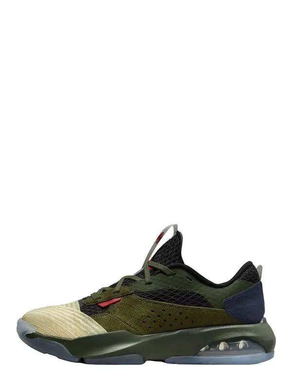 JORDAN Naruto X Air 200e "jonin" Sneakers - Carbon Green/muslin/metallic Silver