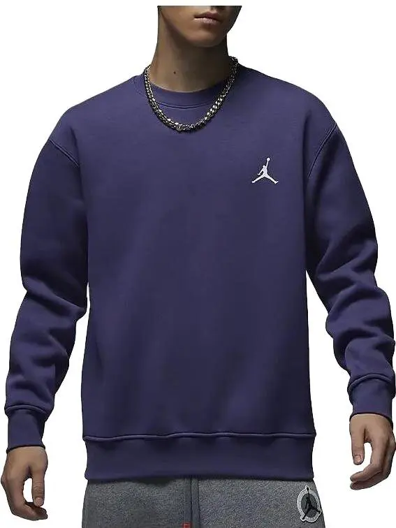 JORDAN Air Flight Mvp Graphic Fleece Crewneck Sweatshirt - Blue