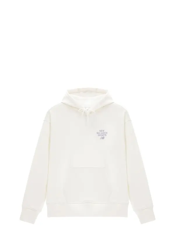 NEW BALANCE Sportswear Hoodie - White/purple