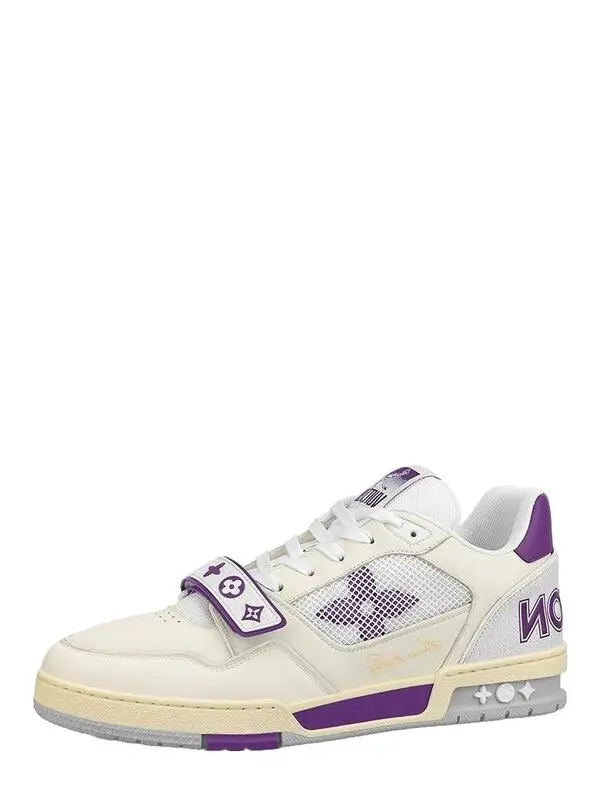 LOUIS VUITTON Trainers 'purple Mesh - White/purple