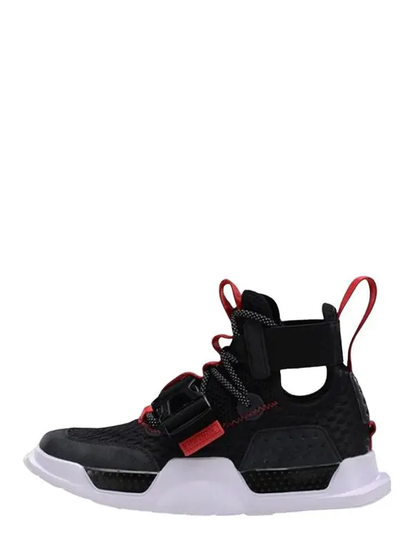 LI-NING Reburn Ws Hi High Top Sneakers - Blackred
