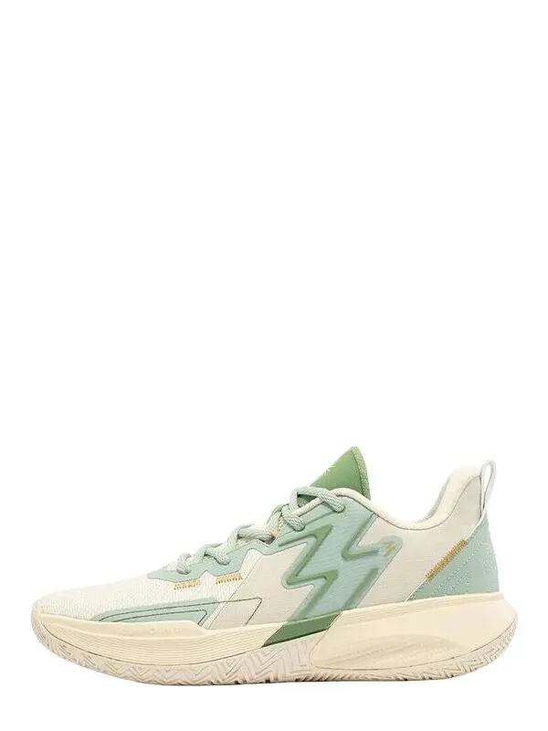 361 DEGREES Big3 Team Athletic Sneakers - Beige/green