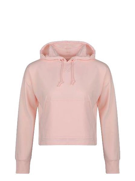 Nike Yoga Jersey Crop Hoodie - Pink