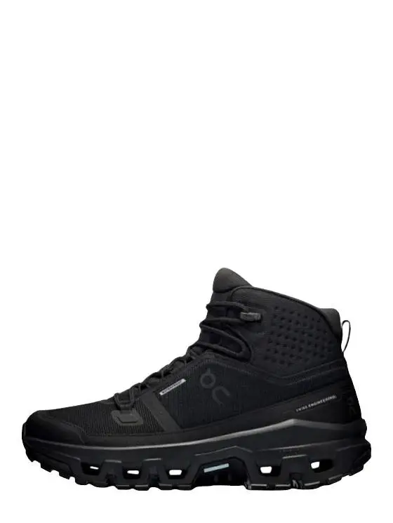 On Cloudrock Mid Wp Boots - Black
