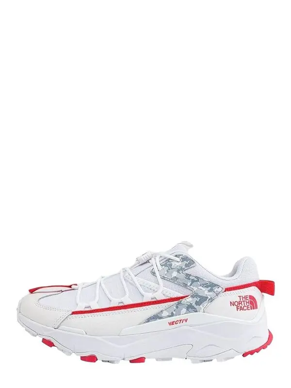 The North Face Vectiv Taraval Tech Lifestyle Sneakers - White/red/grey