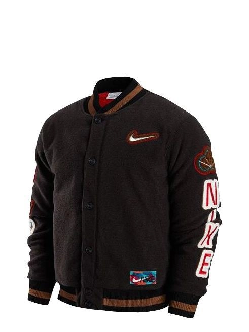 Nike Rabbit Cny" Basketball Jacket - Black/red