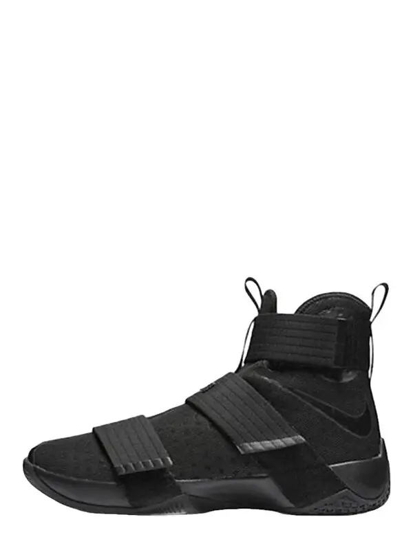 Nike Lebron Soldier 10 High Top Sneakers - Black