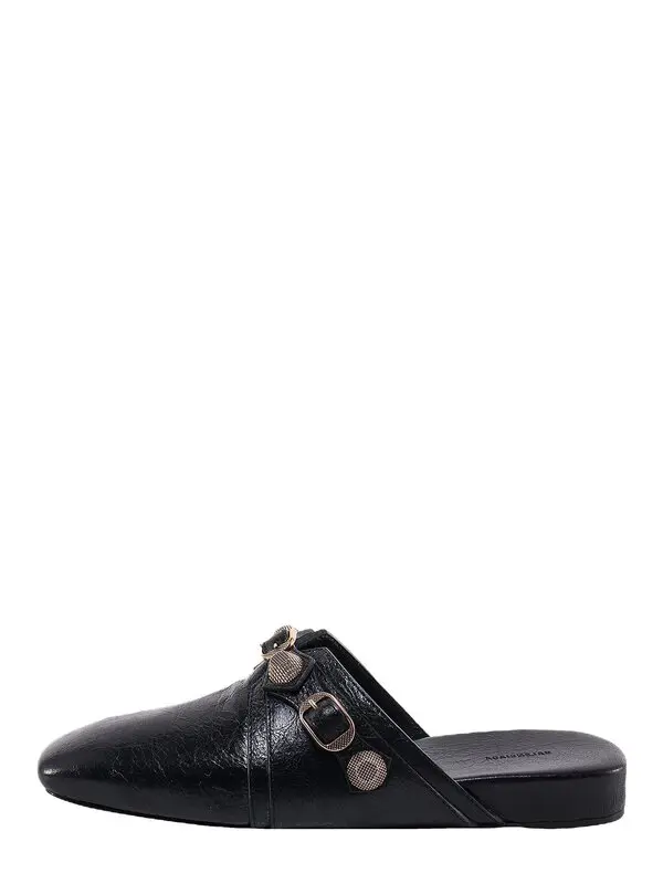 Balenciaga Cagole Mules - Black