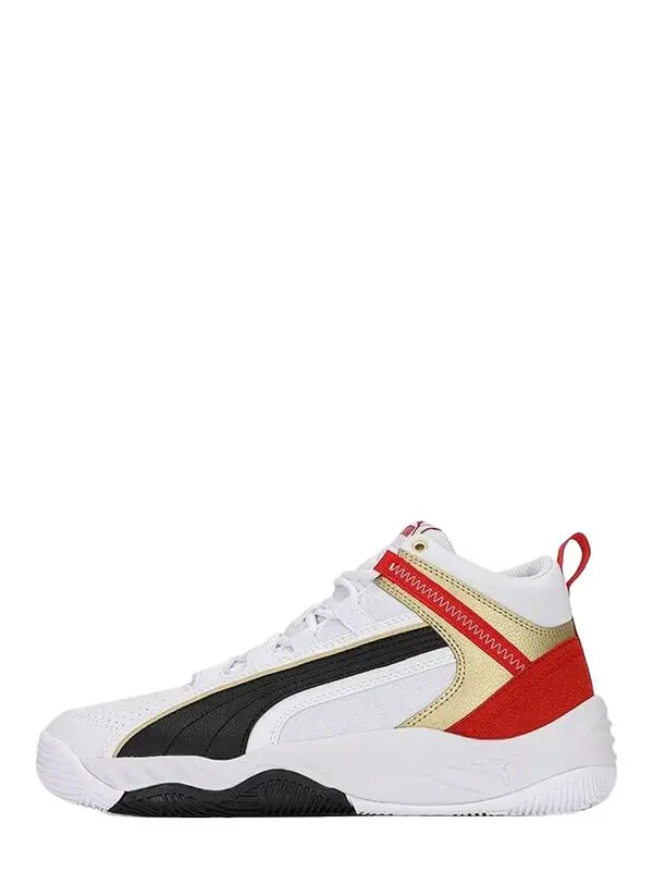 PUMA Rebound Future Evo Mid-top Sneakers - White/black/red
