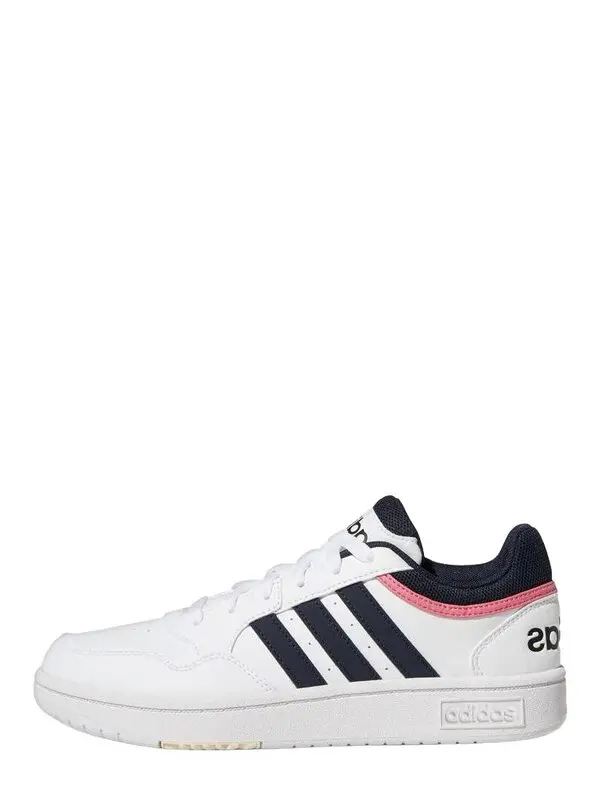 Adidas Hoops 3.0 Low Top Sneakers - White/black