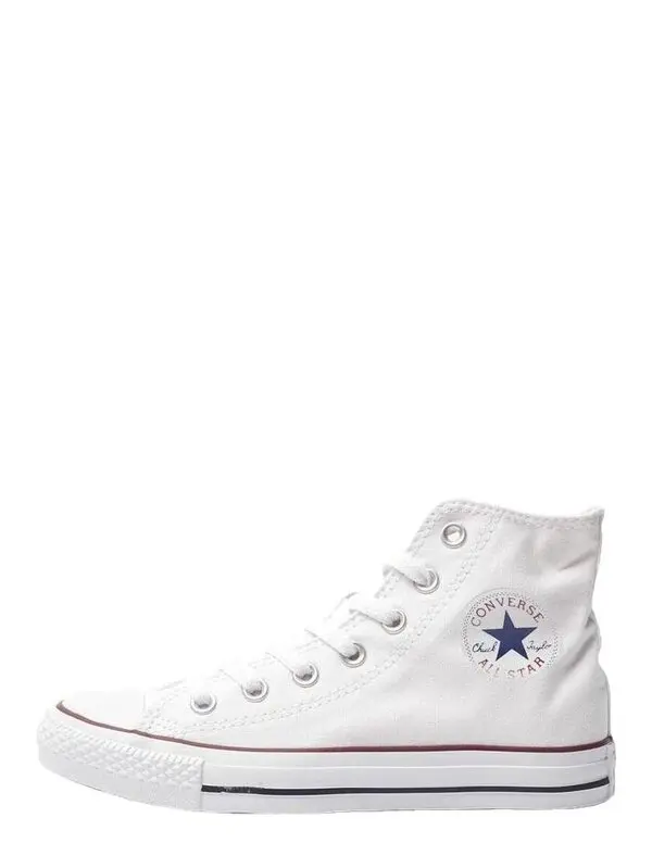 CONVERSE Chuck Taylor All Star White Canvas High Top - White/blue/red