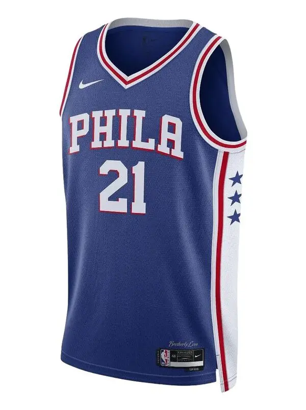 Nike Dri-fit Nba Philadelphia 76ers Joel Embiid Icon Edition 2022/23 Swingman Jersey - None